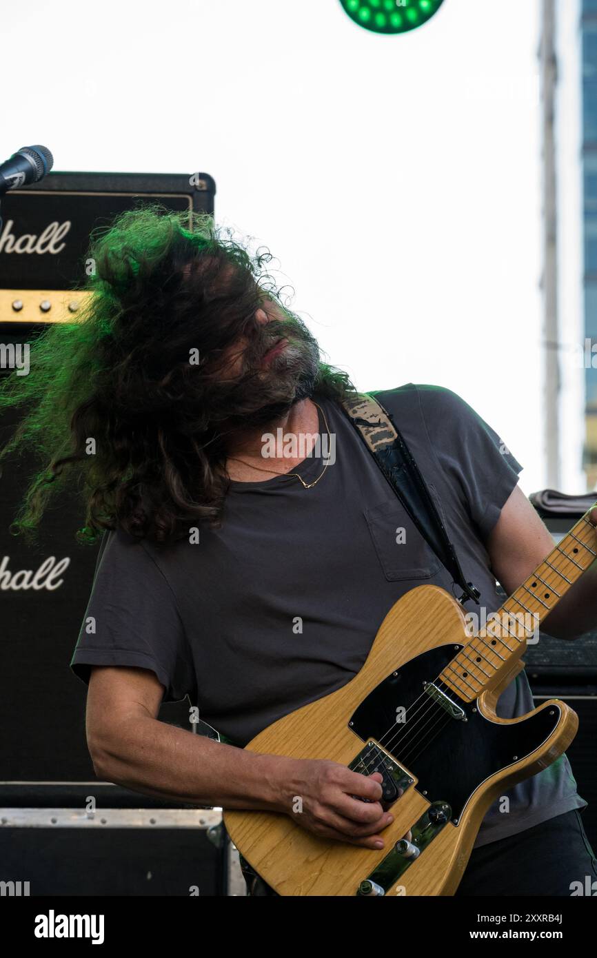 Seattle, USA. 25 Aug, 2024. The iconic band Dinosaur Jr. headlining the ...