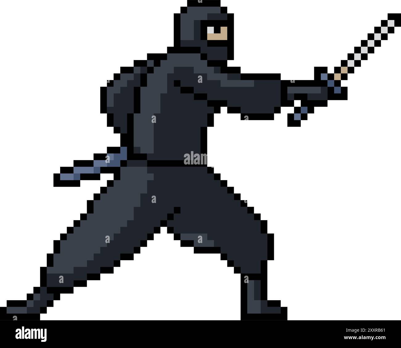 Katana pixel art hi-res stock photography and images - Alamy
