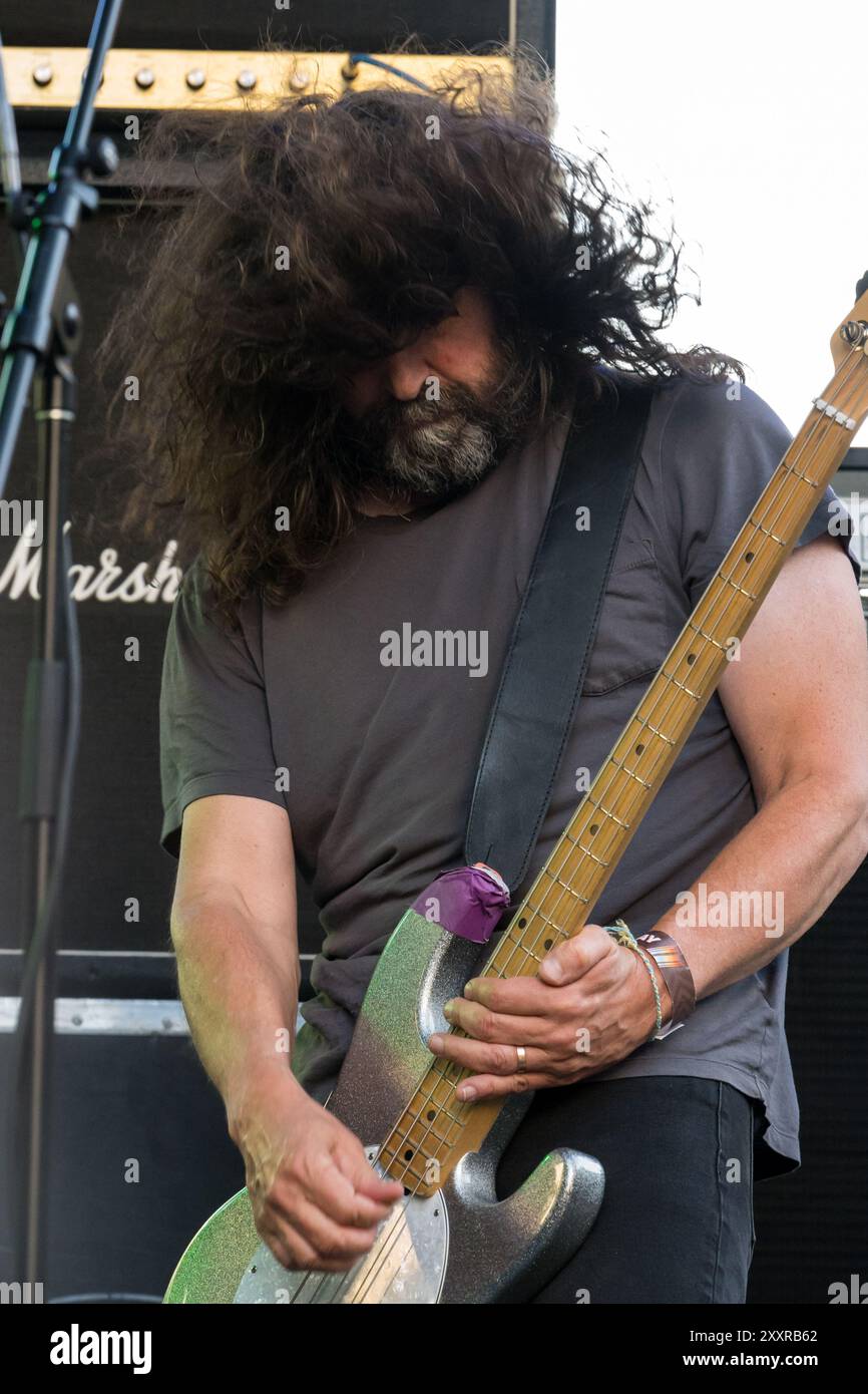 Seattle, USA. 25 Aug, 2024. The iconic band Dinosaur Jr. headlining the ...