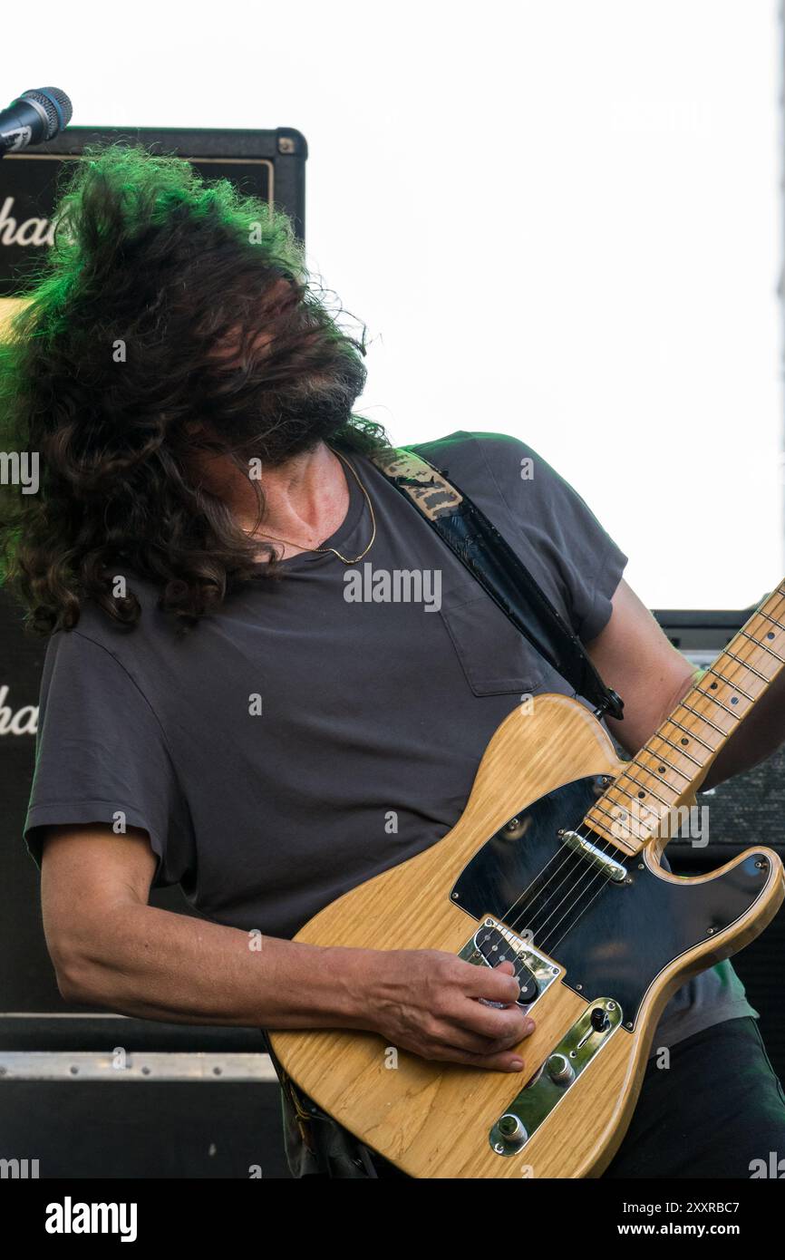 Seattle, USA. 25 Aug, 2024. The iconic band Dinosaur Jr. headlining the ...