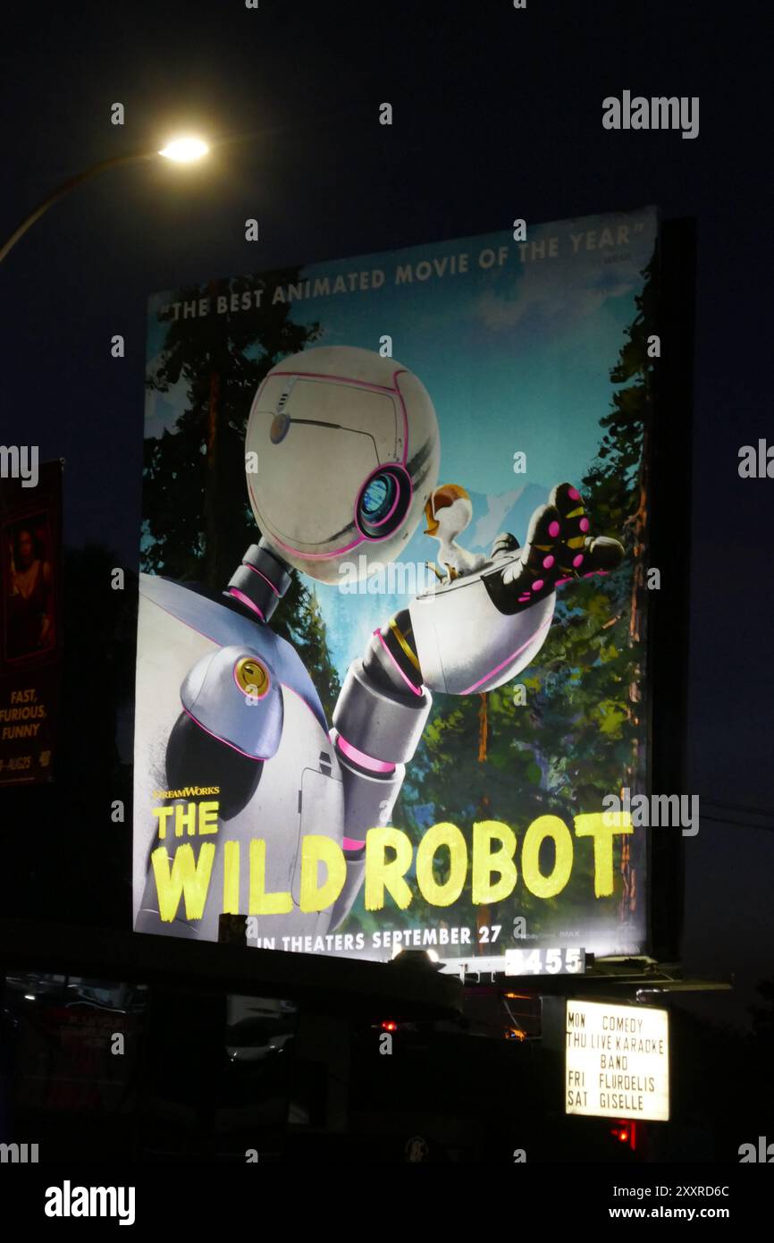 Los Angeles, California, USA 23rd August 2024 The Wild Robot Billboard ...