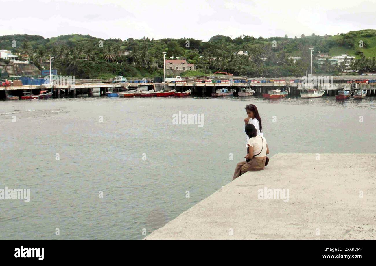 The port of Basco, where dredging and other work was carried out with ...