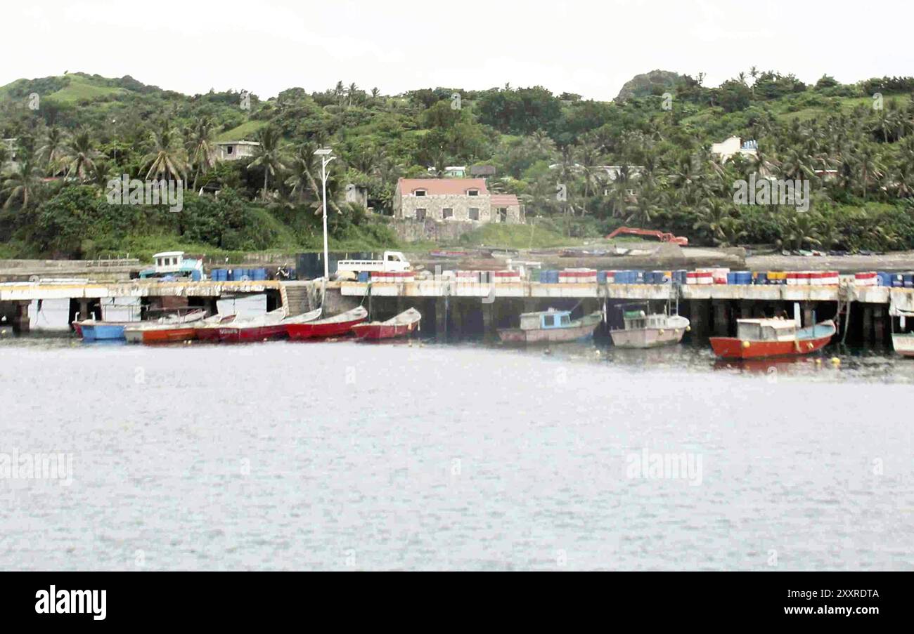 The port of Basco, where dredging and other work was carried out with ...