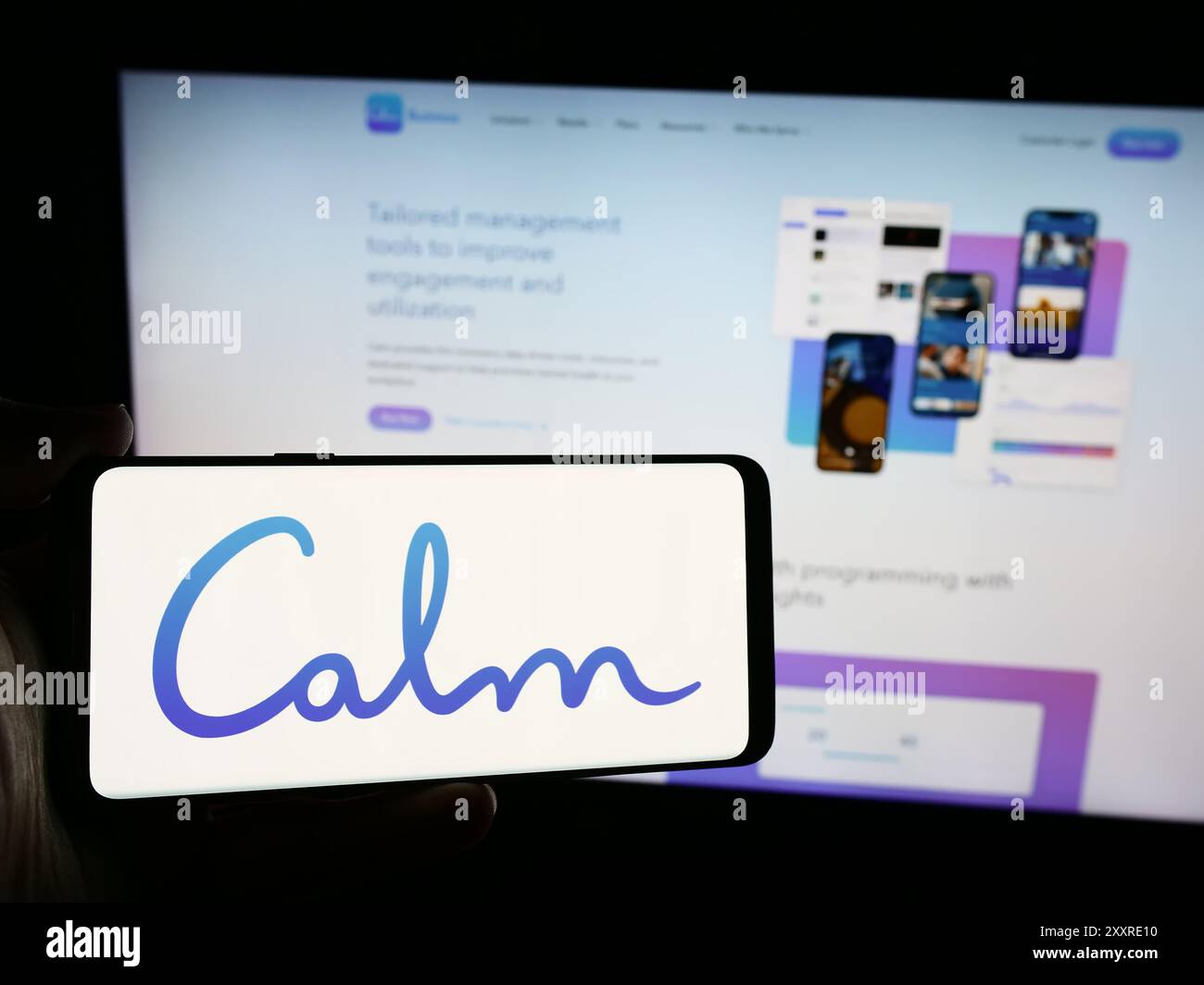 Calm com logo hi-res stock photography and images - Alamy