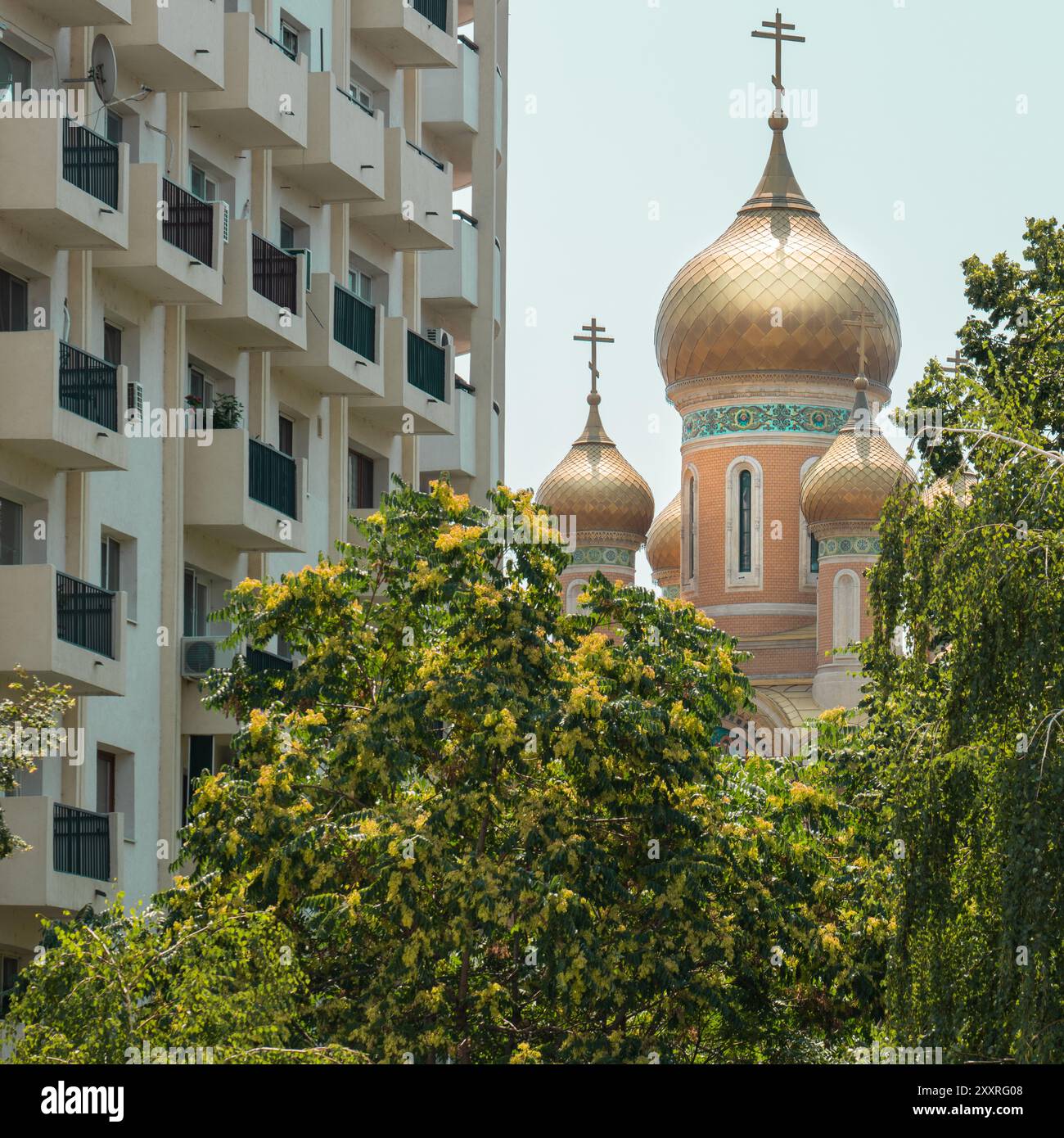 Bucharest, Romania, July 17, 2024. Historic Orthodox church Stock Photo ...