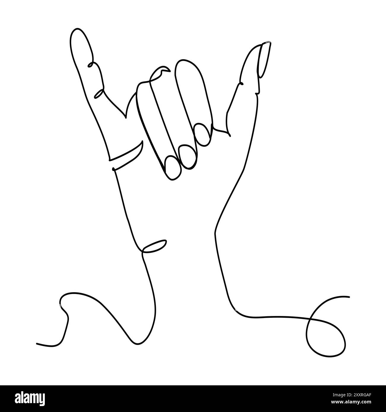 Continuous line art of couple holding hands Stock Vector Image & Art ...