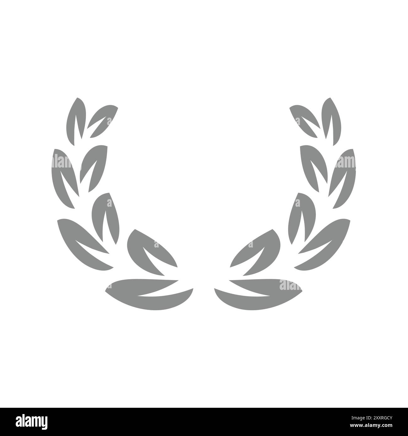 Laurel wreath vector icon. Certificate and quality symbol Stock Vector Image & Art - Alamy