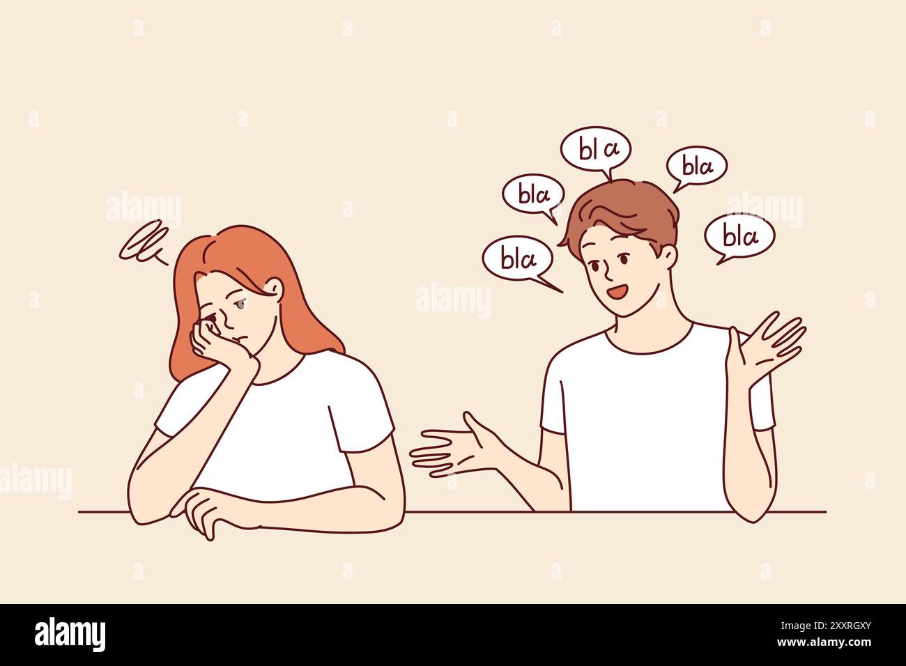 Lack of empathy Stock Vector Images - Alamy