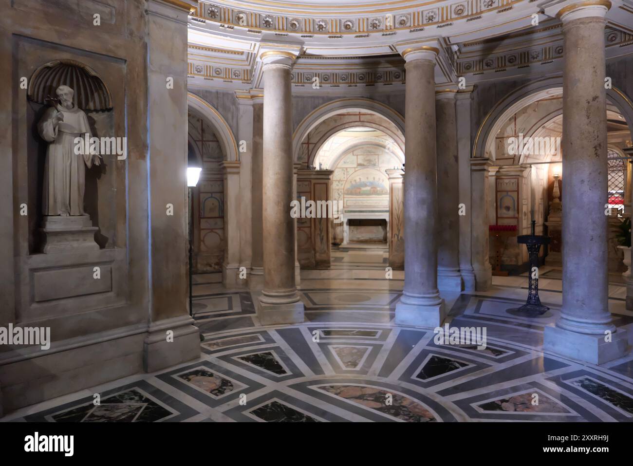A VIEW OF THE TOMB OF THE HOLY APOSTLES PHILIP AND JAMES INSIDE THE ...