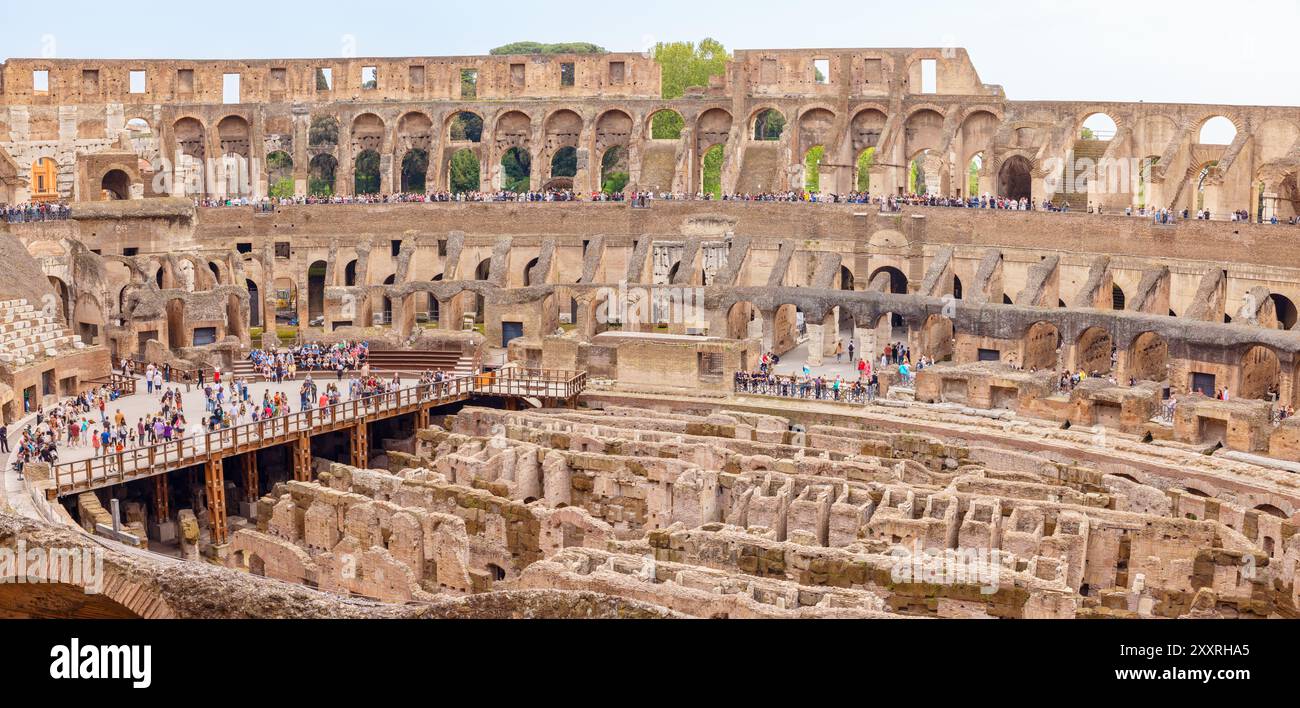 Colosseum inside hi-res stock photography and images - Alamy