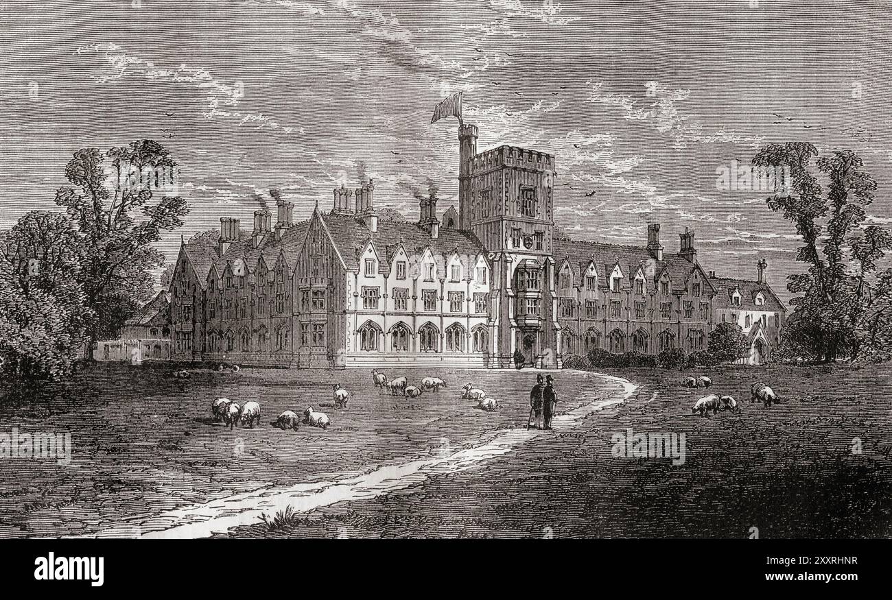 Royal Agricultural College, Cirencester, Gloucestershire, England, seen ...