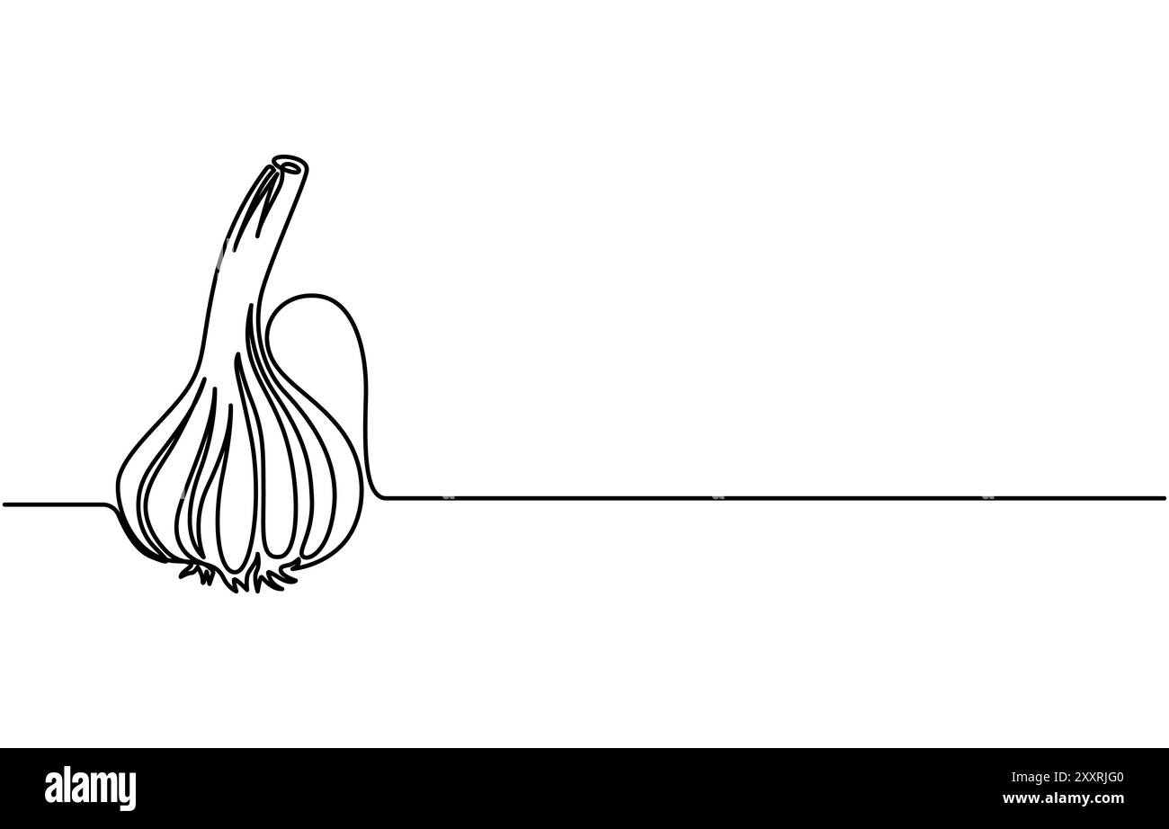 Garlic drawing Black and White Stock Photos & Images - Alamy