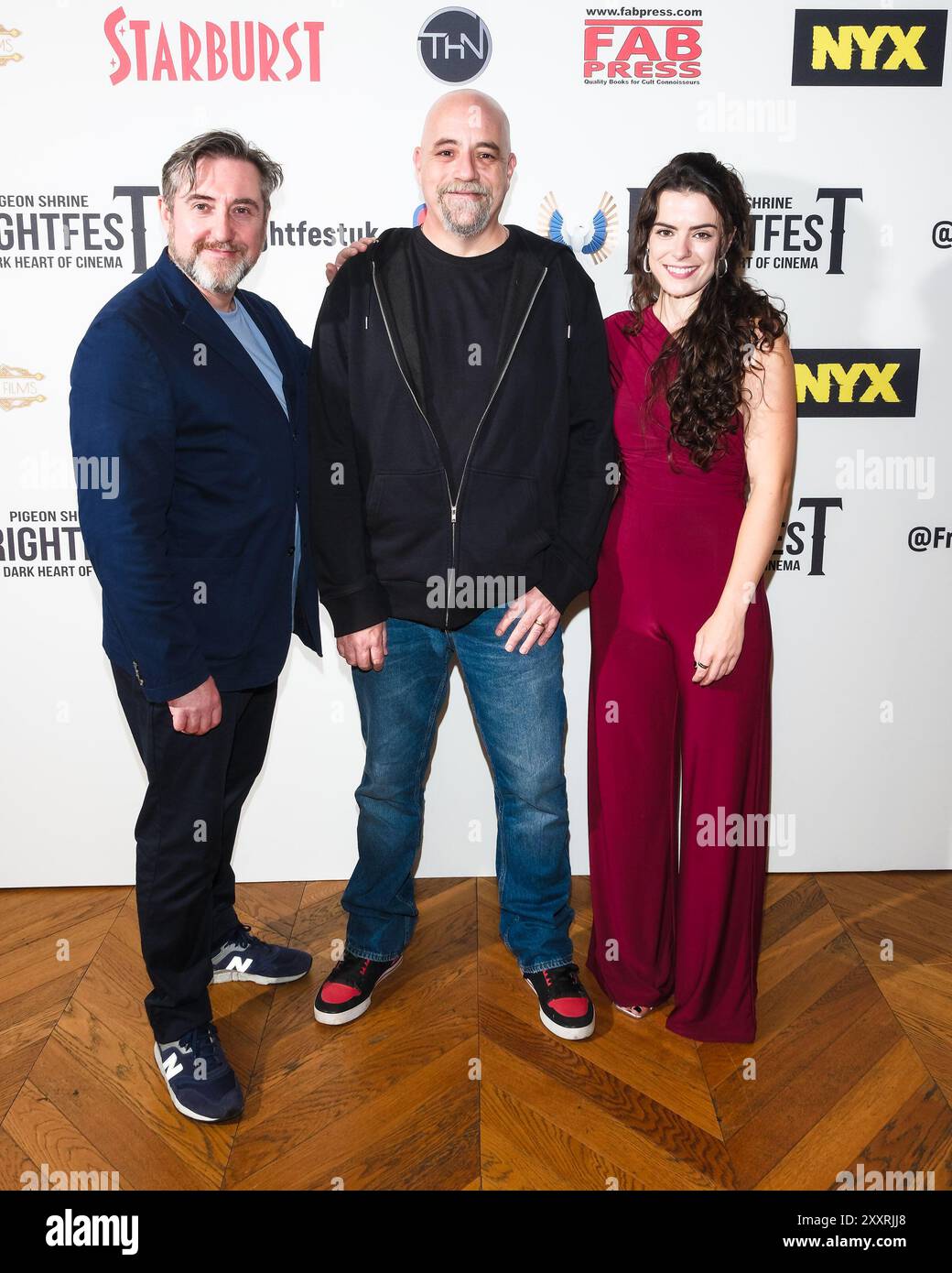 London, UK. 25th Aug, 2024. Director Hayden Hewitt with Johnny Vivash ...