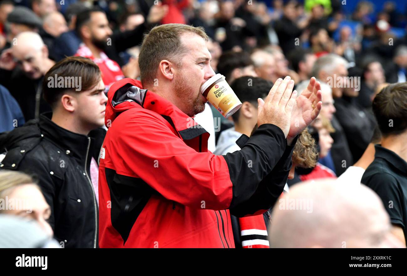 Manchester united fan and drink hi-res stock photography and images - Alamy
