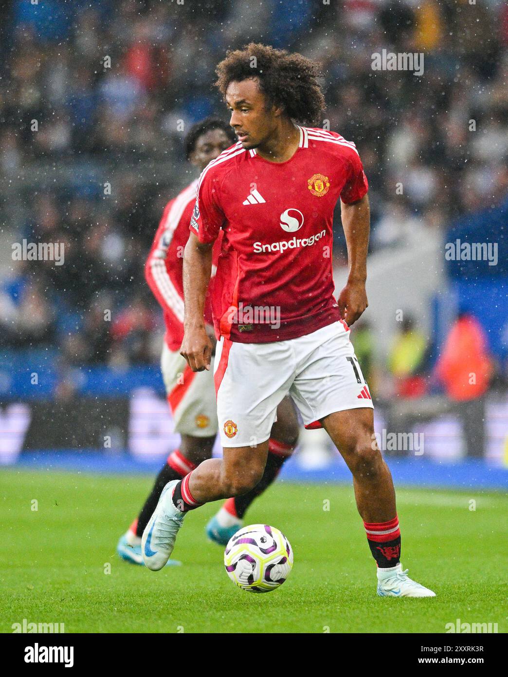 Joshua Zirkzee of Manchester United during the Premier League match ...