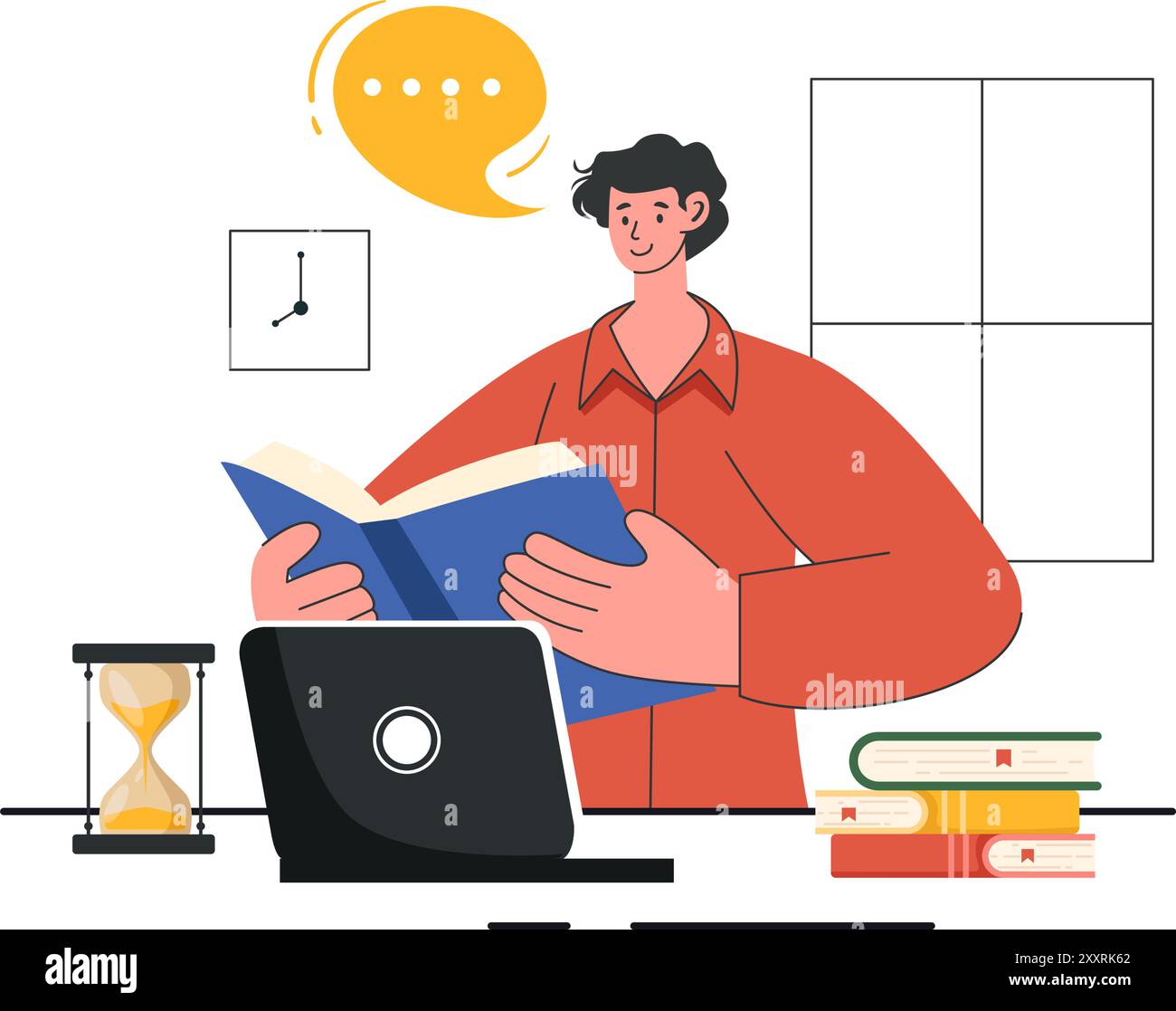 Examination Paper Vector Illustration with Online Exam, Form, Papers ...