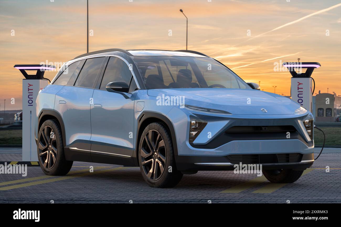 NIO ES6 Intelligent Electric SUV Model Stock Photo - Alamy