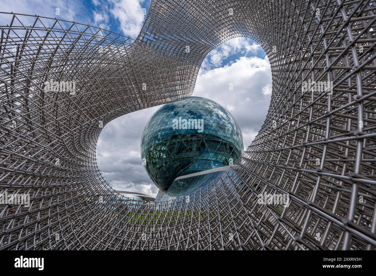 Astana, Kazakhstan - August 23, 2024: Interior of Nur Alem, Future ...