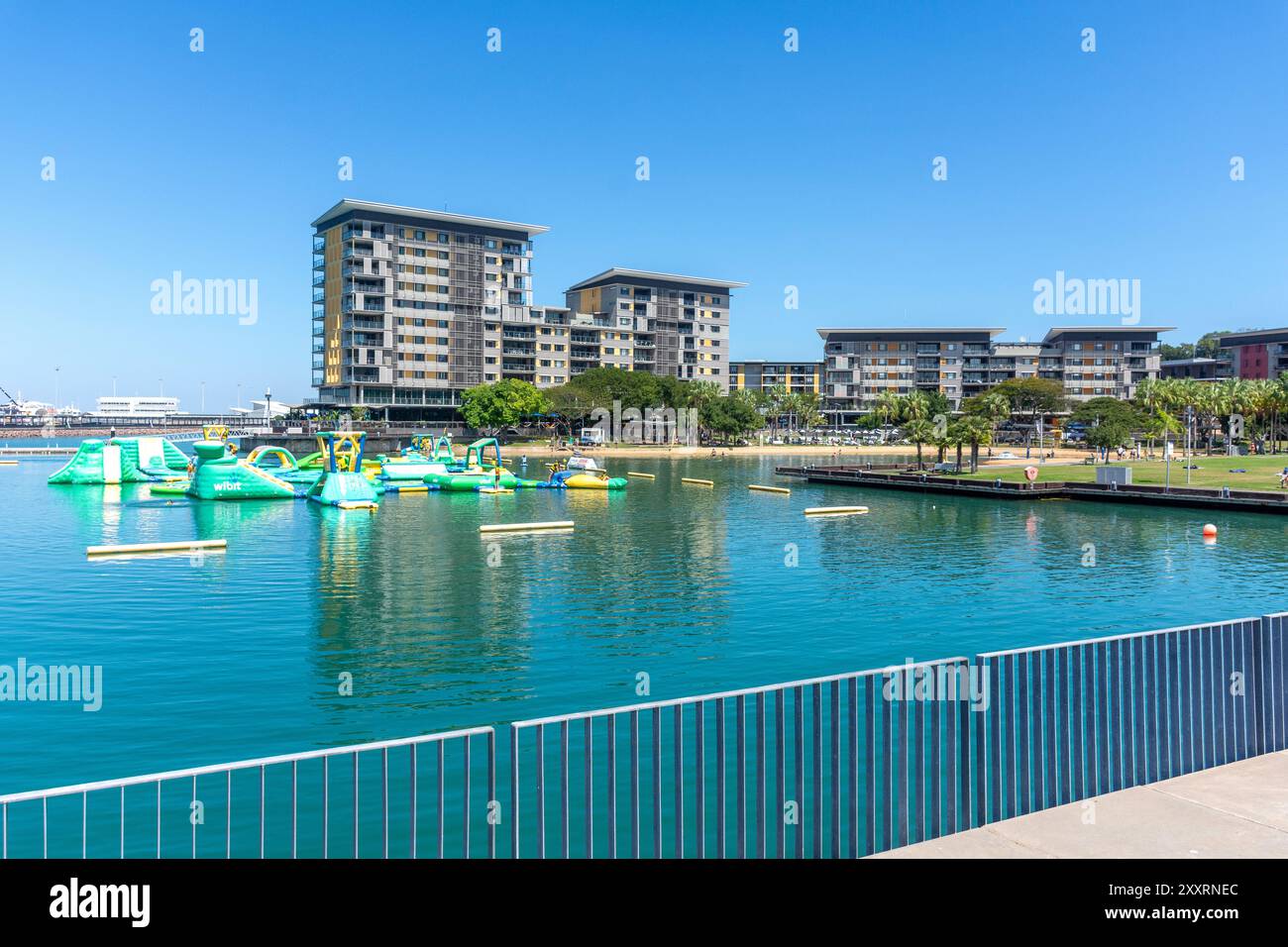 Aqua Park and Recreation Lagoon from Convention Centre, Darwin ...