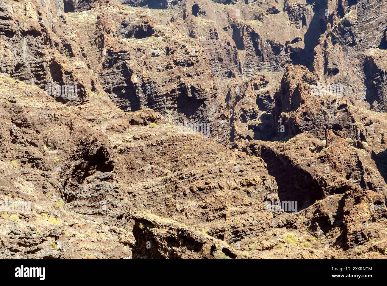 Cliff formation at los gigantes hi-res stock photography and images - Alamy