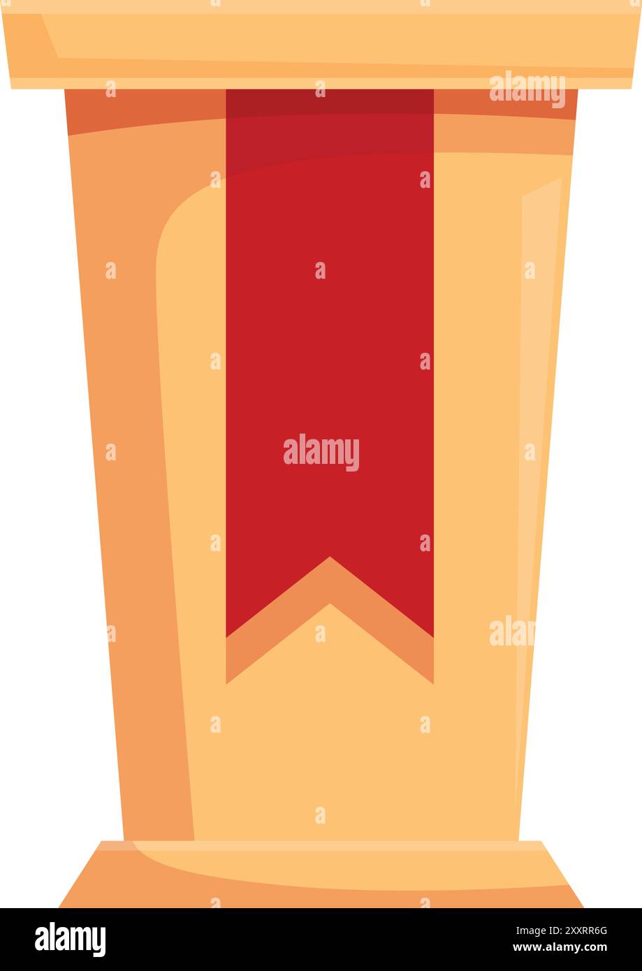 Speech podium speaker single Cut Out Stock Images & Pictures - Alamy