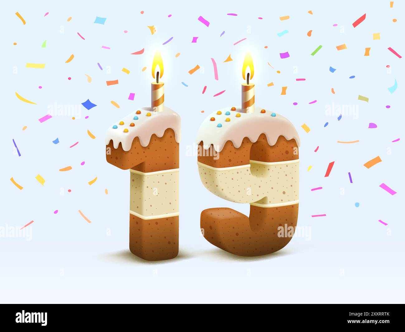 Happy Birthday, person birthday anniversary, Candle with cake in the ...