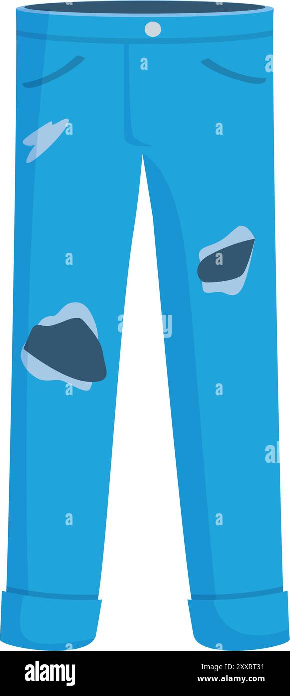 Jeans tear Stock Vector Images - Alamy