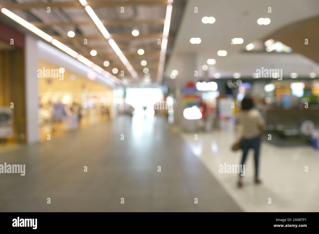 Abstract blur interior background or defocused shopping mall of ...