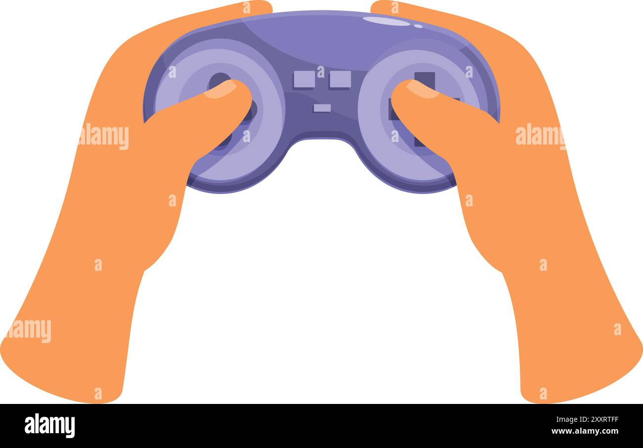 Close up gamer man playing Stock Vector Images - Alamy