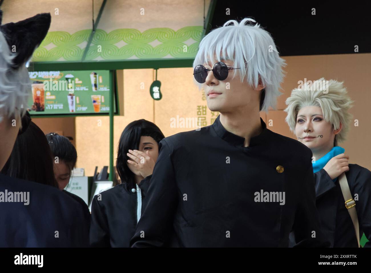 SHANGHAI, CHINA - AUGUST 26, 2024 - Young Cosplay players in Shanghai ...