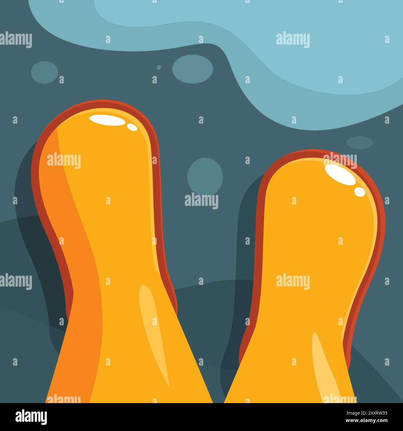 Human feet and swimming pool Stock Vector Images - Alamy