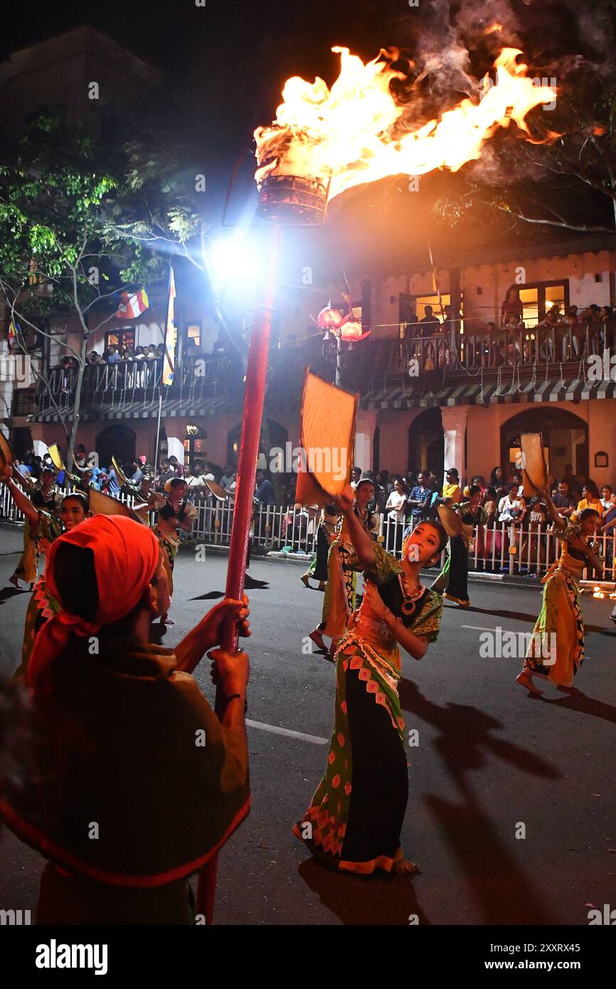 The final grand procession of the Esala Perahera (The Grand Randoli ...