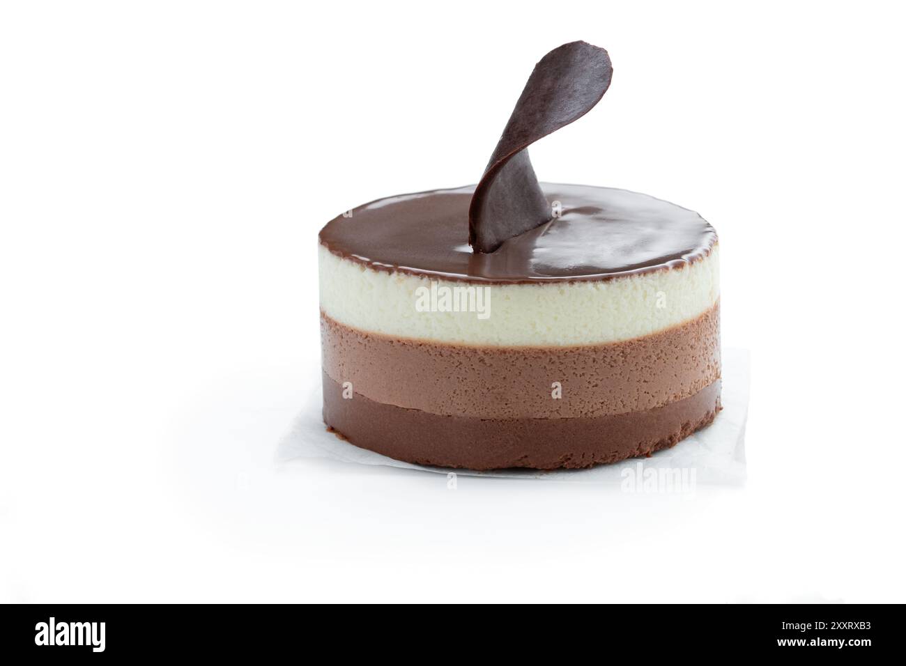 Souffle mini cake isolated on white background Stock Photo - Alamy