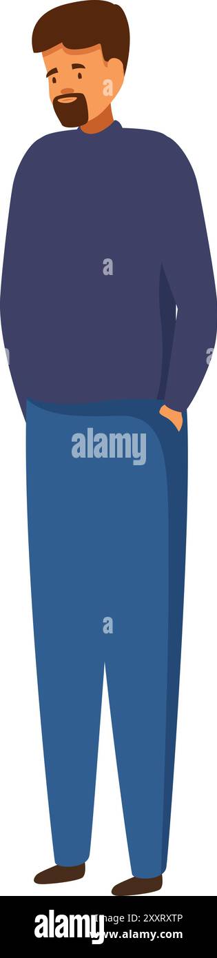 Deep in thought cartoon hi-res stock photography and images - Alamy