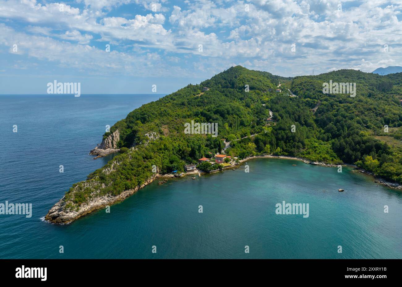 Gideros Bay, which bears the traces of the Genoese, where pirates took ...