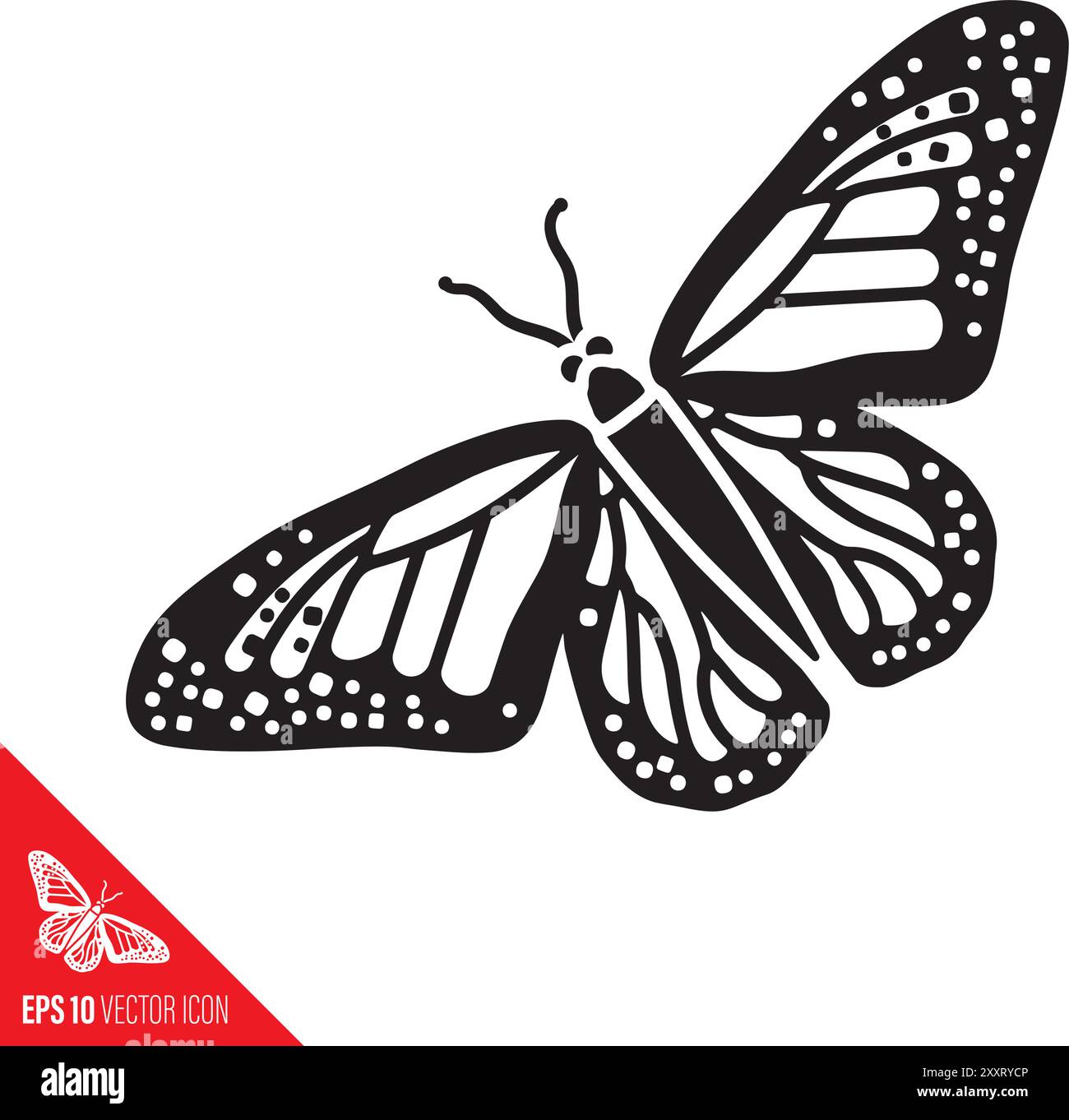 Monarch wings Stock Vector Images - Alamy