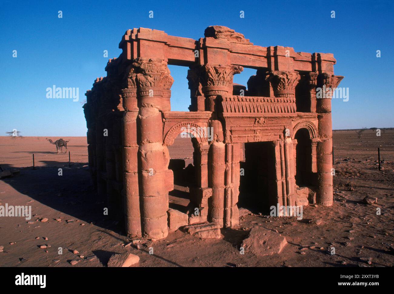 Ruins of an ancient temple, Sudan Stock Photo - Alamy