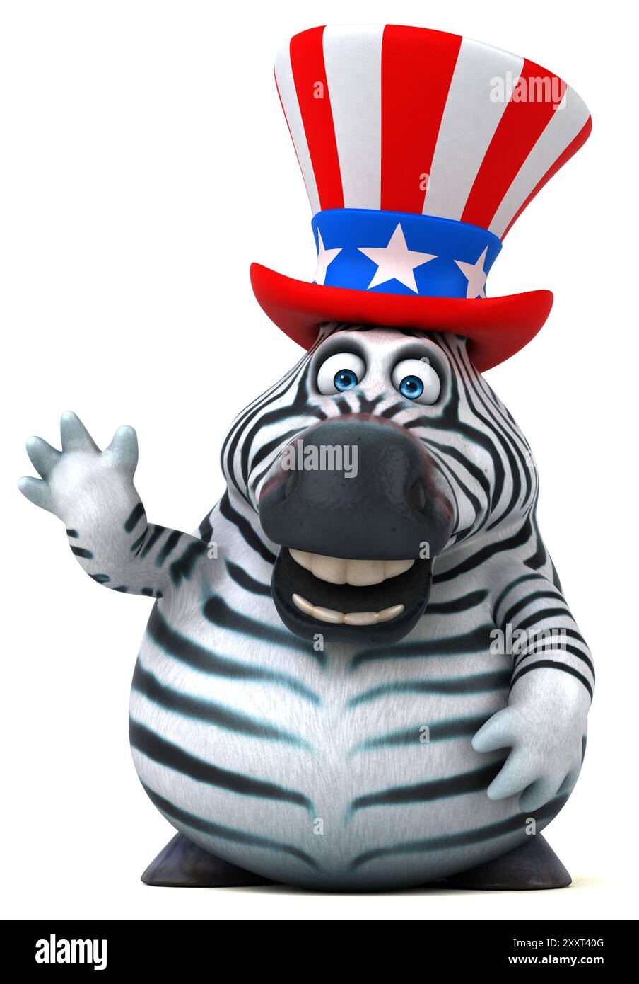 Patriotic zebra hi-res stock photography and images - Alamy