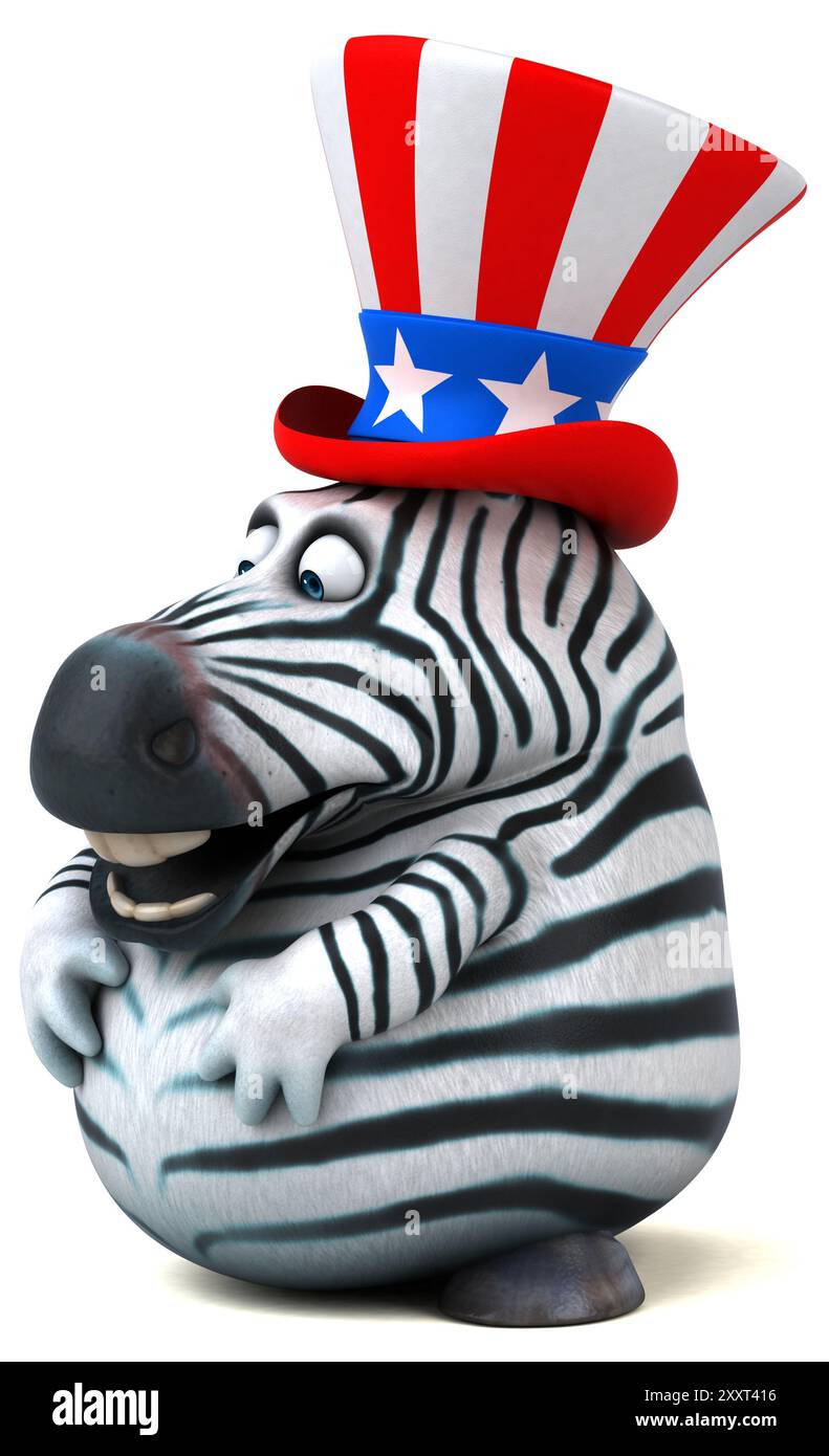 Patriotic zebra hi-res stock photography and images - Alamy