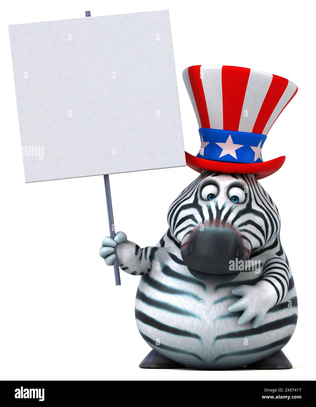 Patriotic zebra hi-res stock photography and images - Alamy