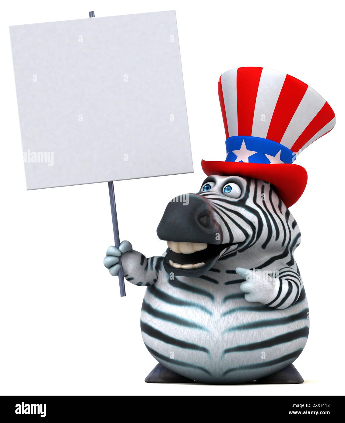 Patriotic zebra hi-res stock photography and images - Alamy