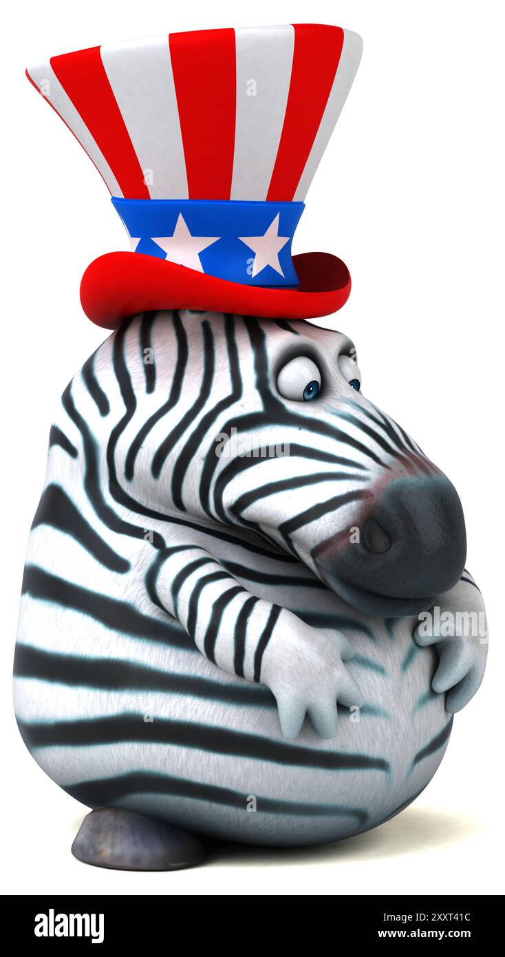 Patriotic zebra hi-res stock photography and images - Alamy