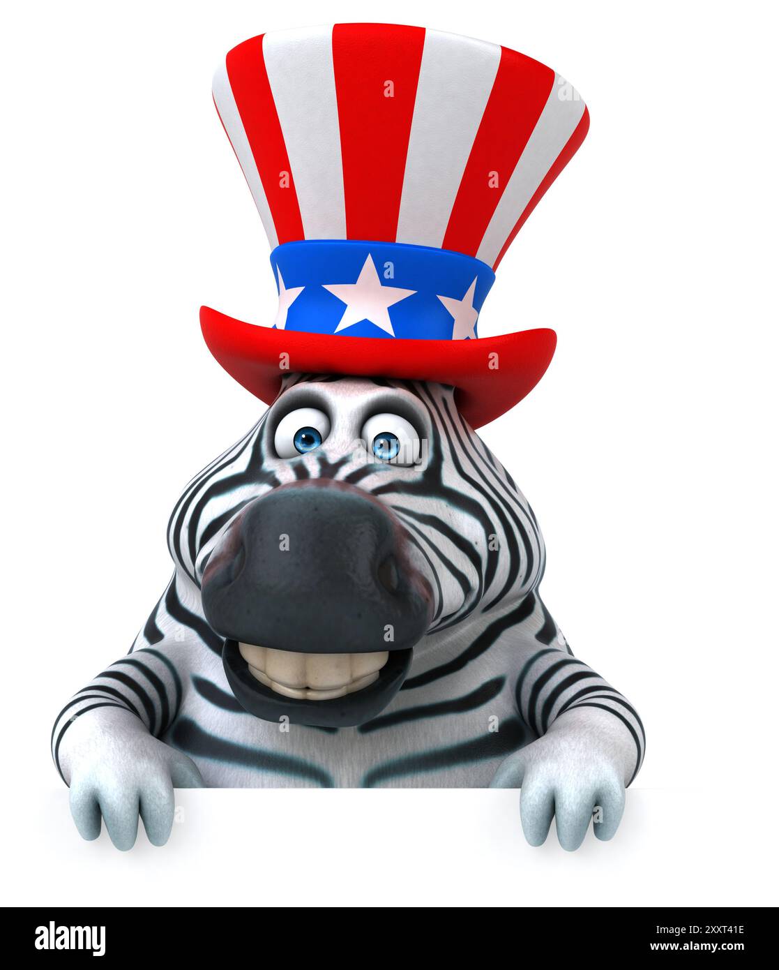 Patriotic zebra hi-res stock photography and images - Alamy