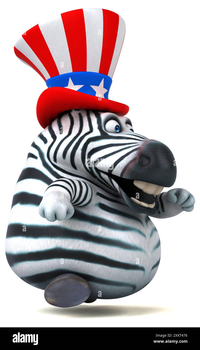 Patriotic zebra hi-res stock photography and images - Alamy