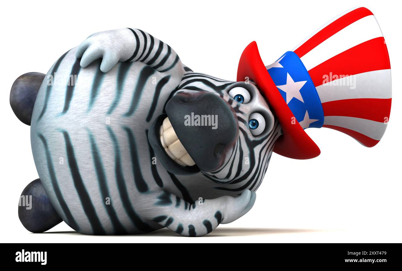 Patriotic zebra hi-res stock photography and images - Alamy