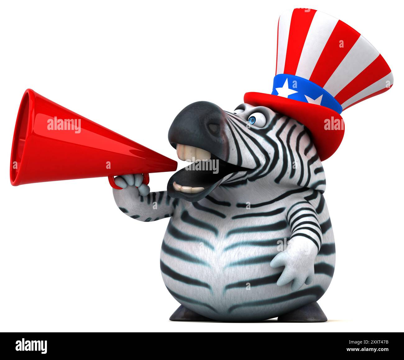 Patriotic zebra hi-res stock photography and images - Alamy