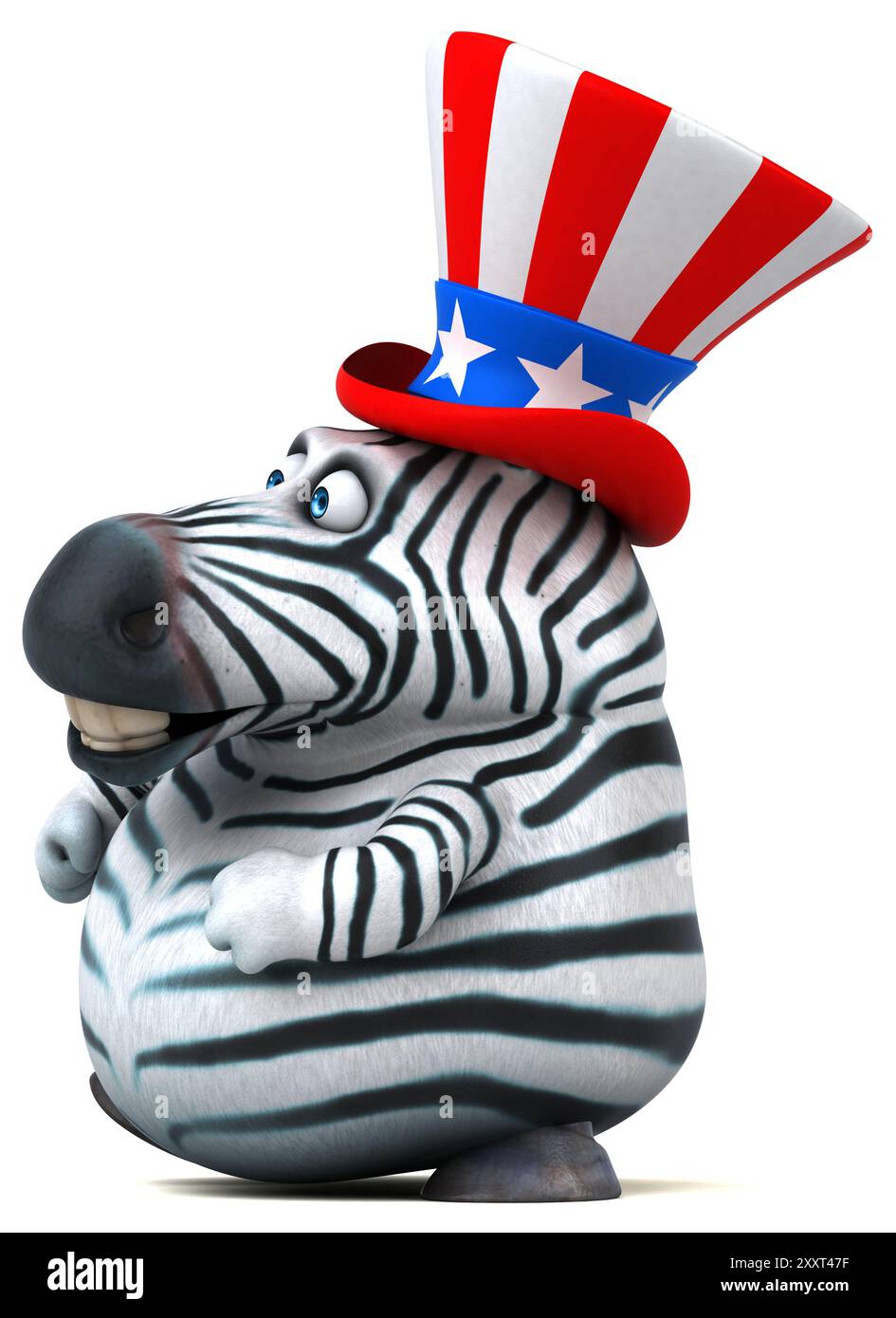 Patriotic zebra hi-res stock photography and images - Alamy