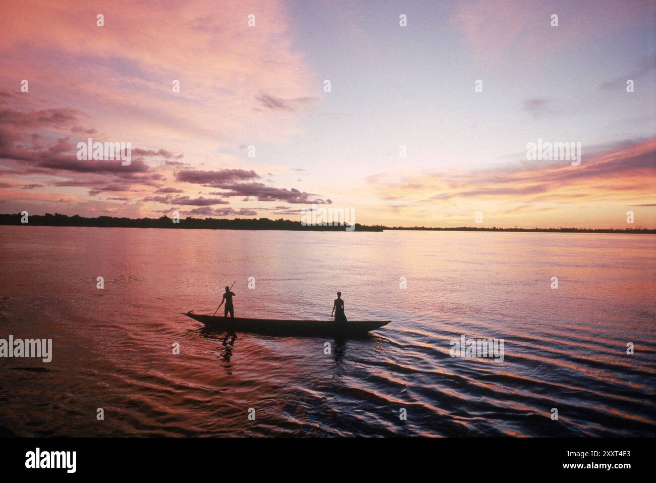 Pirogue dugout congo zaire river hi-res stock photography and images ...