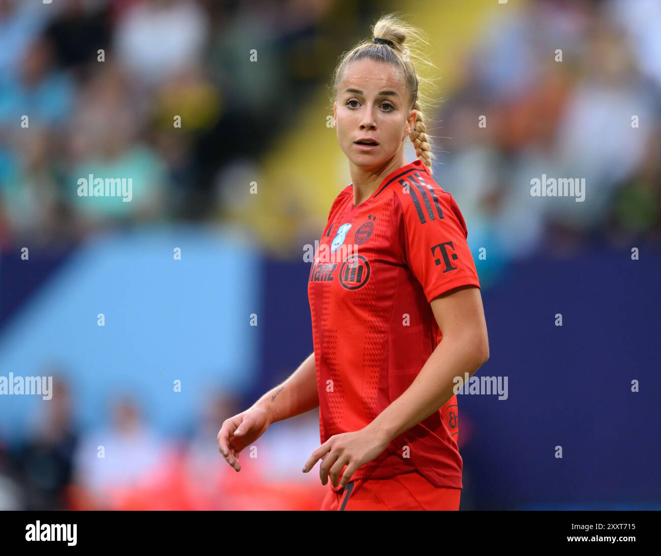 Dresden, Germany. 25th Aug, 2024. Soccer, Women: DFB Supercup, FC ...