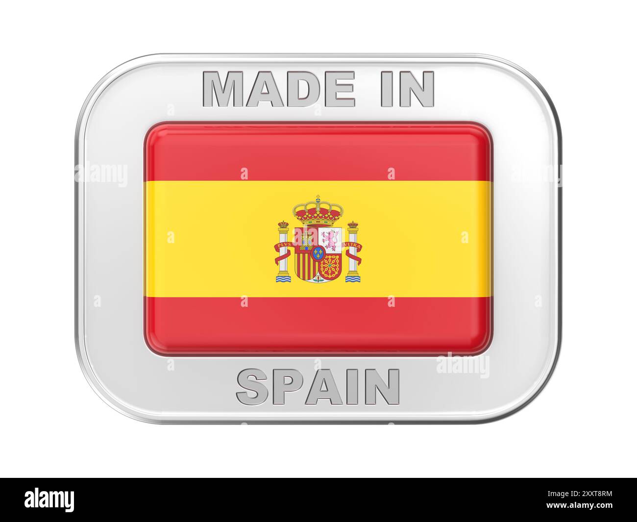 Made in spain silver badge hi-res stock photography and images - Alamy